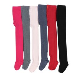 Strickstrumpfhose TUPTAM "Strumpfhose M&auml;dchen Strickstrumpfhosen Bunt Gemustert 6er Pack", M&auml;dchen, Gr. 104, rot (farbenmix 1), Obermaterial: 76% Baumwolle CO. 22% Polyamid PA. 2% Elasthan EL., Strumpfhosen