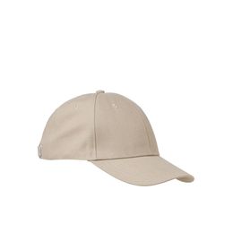 Jack & Jones Baseball Cap JACK & JONES "JACBASE LOUIS LINEN BLEND CAP SN", Herren, string, Web, Materialmix, unifarben, Caps, mit Branding