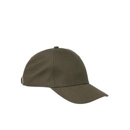 Jack & Jones Baseball Cap JACK & JONES "JACBASE LOUIS LINEN BLEND CAP SN", Herren, falcon, Web, Materialmix, unifarben, Caps, mit Branding