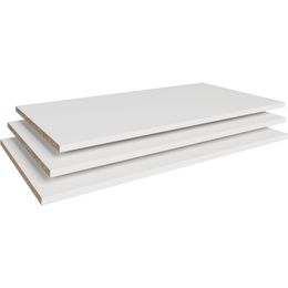 Einlegeboden Home Affaire "Spirit &ndash; perfekte Stauraum-Erweiterung f&uuml;r deinen Kleiderschrank", wei&szlig;, B:87cm H:1,5cm T:46cm, Holzwerkstoff, Einlegeb&ouml;den, Einlegeboden, Passendes Set f&uuml;r Kleiderschr&auml;nke der Serie Spirit, 87 &times; 46 cm