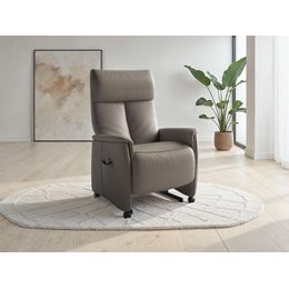 Sit & More TV-Sessel SIT & MORE "Cremona Comfort", delphine, B:76cm H:114cm T:84cm, Sessel, wahlweise manuell oder elektrischer Funktion mit Akku
