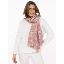 Schal Zwillingsherz "Classic Paisley", Damen, altrosa, Web, Obermaterial: 100% Polyester, Modet&uuml;cher Schal, anschmiegsam, zeitloses Paisleymuster
