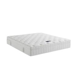 Boxspringmatratze Best Visco H3, Wei&szlig;, Textil, H3, 5-Zonen, H&ouml;he ca. 33 cm, F&uuml;llung: Hypersoftschaum, 90x200 cm, ISO 9001, Textiles Vertrauen - Oeko-Tex&reg;, DIN EN ISO 14001, Made in Turkey, orthop&auml;dische Matratze, alternative Gr&ouml;&szlig;en erh&auml;ltlich, atmungsaktiv, Tragegriffe, &Uuml;ber- und Sondergr&ouml;&szlig;en erh&auml;ltlich, Schlafzimmer, Matratzen Shop, Matratzen, Boxspringmatratzen