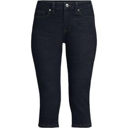 LANDS' END All-Day CoolMax Capri-Jeans, Damen,  Blau, by Lands' End