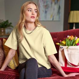 LANDS' END Samtweiches Shirt mit Rundhalsausschnitt, Damen,  Sonstige, Baumwolle/Polyester-Mischung, by Lands' End