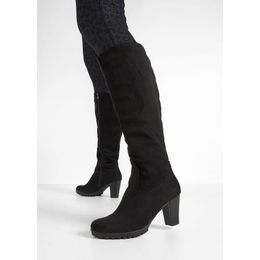 bonprix Stiefel, schwarz, Gr.41, Klassischer Stiefel mit profilierter Sohle
