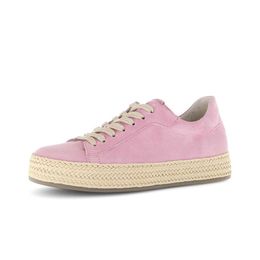 Sneaker Gabor "Sneaker low", Herren, Gr. 36, pink, Schuhe Sneaker