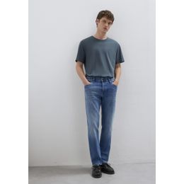 Mavi Herren R&ouml;hrenjeans "JAKE"mid authentic blau ultra move, Gr. 30, 86% Baumwolle, 12% Polyester, 2% Elastan, Jeans, Slim Skinny Jeans