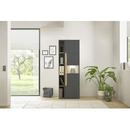 B&uuml;rom&ouml;bel-Set Home Affaire "CiTY/GiRON", grau (anthrazit), B:70cm H:200cm T:40cm, Arbeitsm&ouml;bel-Sets, B&uuml;rom&ouml;bel-Set