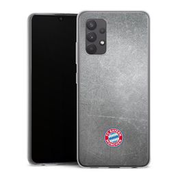 DeinDesign Galaxy A32 4G Handy Silikon H&uuml;lle Case transparent Handyh&uuml;lle Fcb Official Licensed Product Fc Bayern M&uuml;nchen Silikon Case