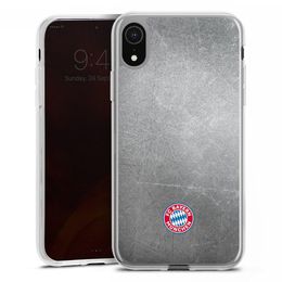 DeinDesign iPhone Xr Handy Silikon H&uuml;lle Case transparent Handyh&uuml;lle Fcb Official Licensed Product Fc Bayern M&uuml;nchen Silikon Case