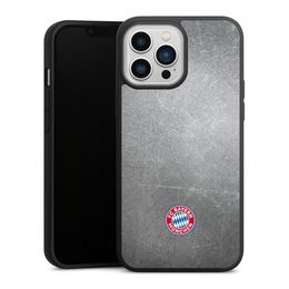 DeinDesign iPhone 13 Pro Max Handy Premium Silikon H&uuml;lle Handyh&uuml;lle schwarz Case Fcb Official Licensed Product Fc Bayern M&uuml;nchen Silikon Premium Case