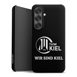 DeinDesign Galaxy S25 Handy Premium Case Smartphone Handyh&uuml;lle Schutzh&uuml;lle matt Merchandise Handball Thw Kiel Premium Case
