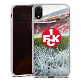 DeinDesign iPhone Xr Handy Silikon H&uuml;lle Case transparent Handyh&uuml;lle Official Licensed Product 1. Fc Kaiserslautern Stadium Silikon Case