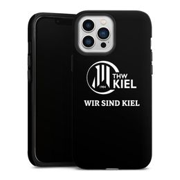 DeinDesign iPhone 13 Pro Max Handy Panzer Handyh&uuml;lle robuste Outdoor H&uuml;lle Schutzh&uuml;lle matt Merchandise Handball Thw Kiel Tough Case