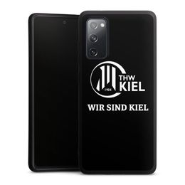 DeinDesign Galaxy S20 FE Handy Premium Silikon H&uuml;lle Handyh&uuml;lle schwarz Case Thw Kiel Handball Merchandise Silikon Premium Case