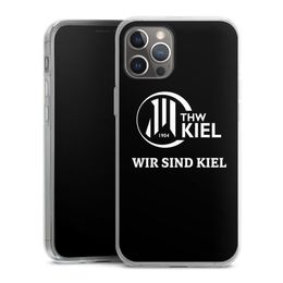 DeinDesign iPhone 12 Pro Max Handy Silikon H&uuml;lle Case transparent Handyh&uuml;lle Merchandise Handball Thw Kiel Silikon Case