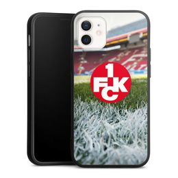 DeinDesign iPhone 12 mini Handy Premium Silikon H&uuml;lle Handyh&uuml;lle schwarz Case Official Licensed Product 1. Fc Kaiserslautern Stadium Silikon Premium Case