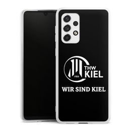 DeinDesign Galaxy A33 5G Handy Silikon H&uuml;lle Case transparent Handyh&uuml;lle Thw Kiel Handball Merchandise Silikon Case