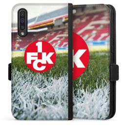 DeinDesign Galaxy A50 Handy Klapph&uuml;lle Handyh&uuml;lle aus Kunst Leder schwarz Flip Case Official Licensed Product 1. Fc Kaiserslautern Stadium Sideflip mit Lasche