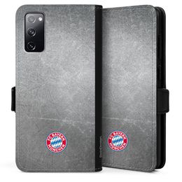 DeinDesign Galaxy S20 Handy Klapph&uuml;lle Handyh&uuml;lle aus Kunst Leder schwarz Flip Case Fc Bayern M&uuml;nchen Official Licensed Product Fcb Sideflip mit Lasche