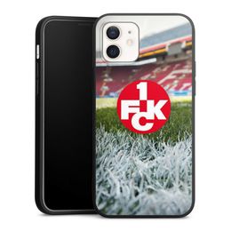 DeinDesign iPhone 12 Handy Premium Silikon H&uuml;lle Handyh&uuml;lle schwarz Case Official Licensed Product 1. Fc Kaiserslautern Stadium Silikon Premium Case