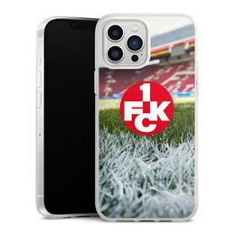 DeinDesign iPhone 13 Pro Max Handy Silikon H&uuml;lle Case transparent Handyh&uuml;lle Official Licensed Product 1. Fc Kaiserslautern Stadium Silikon Case