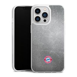 DeinDesign iPhone 13 Pro Handy Silikon H&uuml;lle Case wei&szlig; Handyh&uuml;lle Fcb Official Licensed Product Fc Bayern M&uuml;nchen Silikon Case