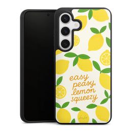 DeinDesign Galaxy S24 Handy PLA Handyh&uuml;lle Handyh&uuml;lle aus nachwachsenden Rohstoffen Organic Case Spruch Statement Lemon Organic Case