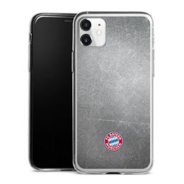 DeinDesign iPhone 11 Handy Slim Case Silikon Handyh&uuml;lle transparent H&uuml;lle extra d&uuml;nn Fcb Official Licensed Product Fc Bayern M&uuml;nchen Silikon Slim Case