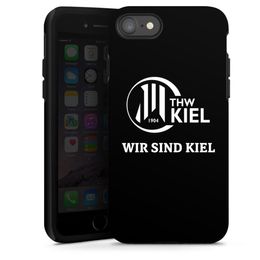 DeinDesign iPhone SE (2022) Handy Panzer Handyh&uuml;lle robuste Outdoor H&uuml;lle Schutzh&uuml;lle matt Handball Merchandise Thw Kiel Tough Case