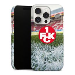 DeinDesign iPhone 15 Pro Handy Premium Case Smartphone Handyh&uuml;lle Schutzh&uuml;lle gl&auml;nzend Official Licensed Product 1. Fc Kaiserslautern Stadium Premium Case