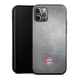 DeinDesign iPhone 12 Pro Handy Silikon H&uuml;lle Case schwarz Handyh&uuml;lle Fcb Official Licensed Product Fc Bayern M&uuml;nchen