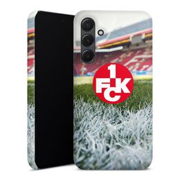 DeinDesign Galaxy A35 5G Handy Premium Case Smartphone Handyh&uuml;lle Schutzh&uuml;lle gl&auml;nzend Official Licensed Product 1. Fc Kaiserslautern Stadium Premium Case