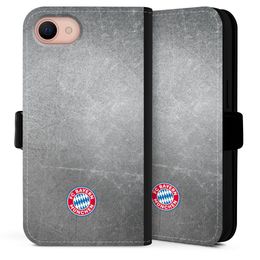 DeinDesign iPhone 17e Handy Klapph&uuml;lle Handyh&uuml;lle aus Kunst Leder schwarz Flip Case Fcb Official Licensed Product Fc Bayern M&uuml;nchen Sideflip mit Lasche