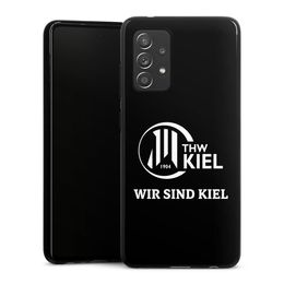 DeinDesign Galaxy A52s 5G Handy Silikon H&uuml;lle Case schwarz Handyh&uuml;lle Merchandise Handball Thw Kiel
