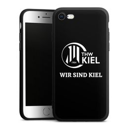 DeinDesign iPhone SE (2020) Handy Premium Silikon H&uuml;lle Handyh&uuml;lle schwarz Case Thw Kiel Handball Merchandise Silikon Premium Case