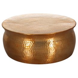 Couchtisch Karam &Oslash; ca. 75 cm Alu Gold