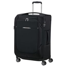 Weichgep&auml;ck-Trolley Samsonite "RE-LITE, verschiedene Gr&ouml;&szlig;en und Farben", Gr. B/H/T: 44cm x 67cm x 30cm 79 l, schwarz, Polyester, Koffer, mit arretierbarem und versenkbarem Druckknopf-Trolleysystem
