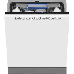 Exquisit vollintegrierbarer Geschirrsp&uuml;ler "EGSP9616-E-450B schwarz", Energieeffizienz: B (A-G), schwarz, B:59,8cm H:82cm T:56cm, Geschirrsp&uuml;ler, 16 Ma&szlig;gedecke & fl&uuml;sterleise 42 dB &ndash; stark und angenehm ruhig