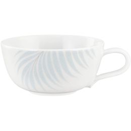 Tasse Seltmann Weiden "Liberty Mediterranean", wei&szlig;, blau, grau, B:13,2cm H:5,2cm &Oslash;:10,7cm, Porzellan, Trinkgef&auml;&szlig;e, Tasse, Teetasse
