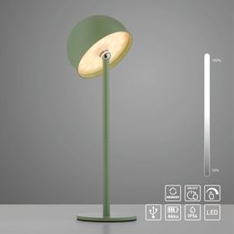OTTO HOME Tischleuchte "Akku Tischlampe Gerrin Indoor Outdoor, magnetischer Flaschenaufsatz", gr&uuml;n, 1, &Oslash; 11cm H: 34,4cm, Leuchten, Pilzlampe Flaschenaufsatz, Regulierung der Lichtst&auml;rke, Pilz, Lampe, Tischleuchte