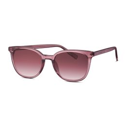 Sonnenbrille Tom Tailor "Modell 676014", Damen, lila transparent, leicht transparent, Sonnenbrillen Sonnenbrille, Form Feminin, Logoschriftzug auf B&uuml;gel, Kunststofffassung