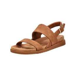Toms Shoes Riemchensandale TOMS "TOMS Sandalen Textil", Damen, Gr. 37,5, mittelbraun, Textil, Schuhe Riemchensandale