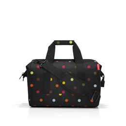 Reisetasche Reisenthel "Reisenthel allrounder M", Gr. B/H/T: 40cm x 33,5cm x 24cm, dots, Polyester, gepunktet, Taschen Reisetasche, Ma&szlig;e f&uuml;r Handgep&auml;ck