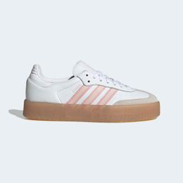 Sneaker adidas originals "SAMBAE", Damen, Gr. 42, rosa (cloud wei&szlig;, sandy pink, semi flash rot), Leder, Schuhe Sneaker, Topseller