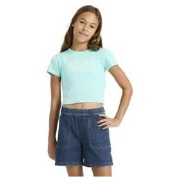 T-Shirt Roxy "Baby One More Time", Jungen, Gr. 12(148-156cm), aqua splash, Obermaterial: 100% Walkfrottier;, Shirts T-Shirt