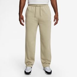 Sporthose Nike Sportswear "M NK CLUB BB OH PANT", Damen, Gr. XL, N-Gr, lt khaki, lt, Sweatware, Obermaterial: 80% Baumwolle, 20% Polyester, unifarben, lang, Hosen Sporthose, aus Baumwollmischung, mit Kordelverschluss
