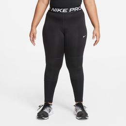 Leggings Nike "G NP LEGGING", Kinder, Gr. S (128/134), N-Gr, schwarz, wei&szlig;, Obermaterial: 83% Polyester, 17% Elasthan, Hosen Leggings