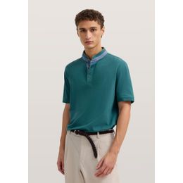 Poloshirt Bugatti, Herren, Gr. 4XL, 560, flaschengr&uuml;n, 100% Baumwolle, unifarben, normal, ohne Ausschnitt, Shirts, Modern Fit aus reiner Baumwolle